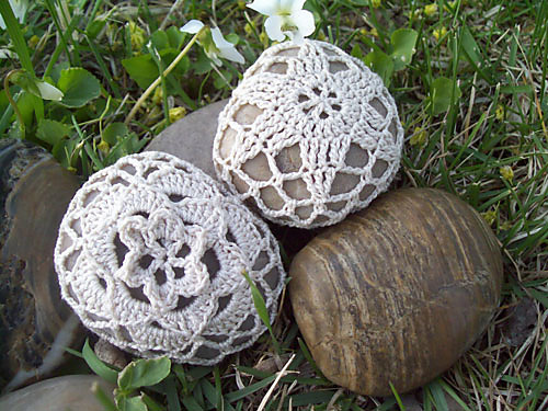 Ravelry: Irish Rose Inspired Crochet Covered Rock pattern by Kayla Pins