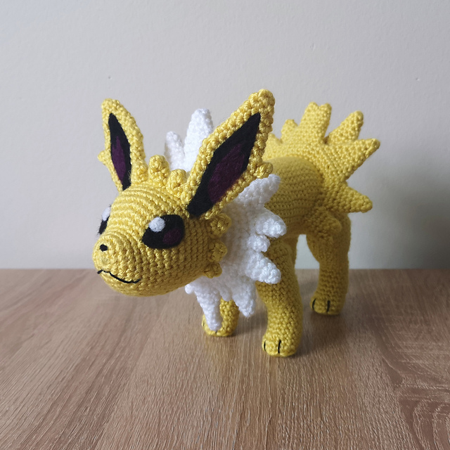 Ravelry: Pokemon Jolteon pattern by Kayla Shea.