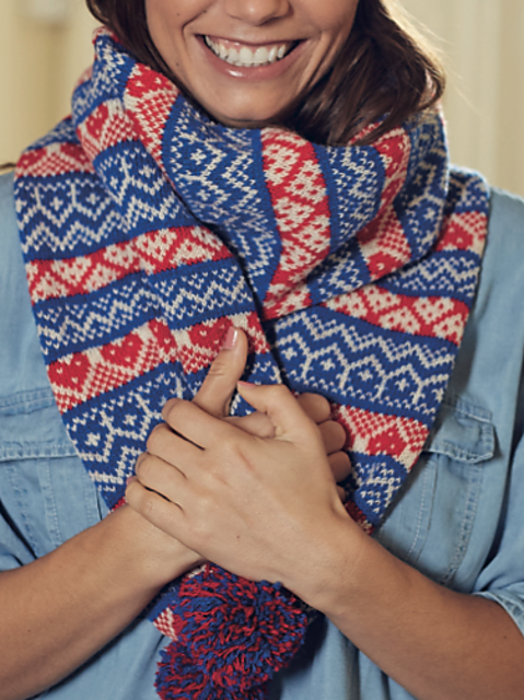 Ravelry: Scandi Ski Scarf pattern by Jacinta Bowie