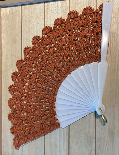 Ravelry: Crown of Petals Hand Fan pattern by Brandi Brewer