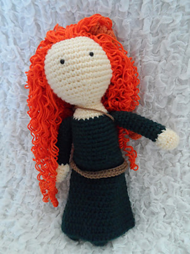 Ravelry: Brave Inspired Doll (Merida) pattern by Kristen's Kords