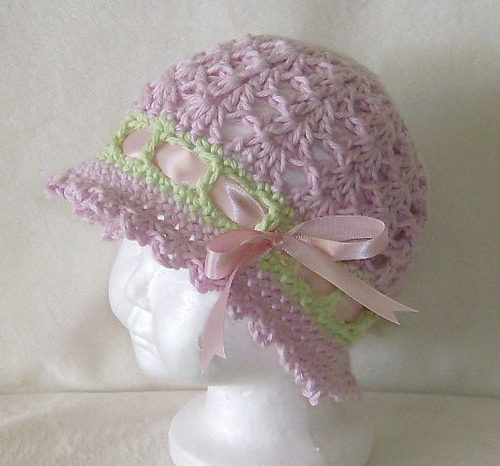 Ravelry: Katrina Ribbon Cloche pattern by Crochet by Jennifer