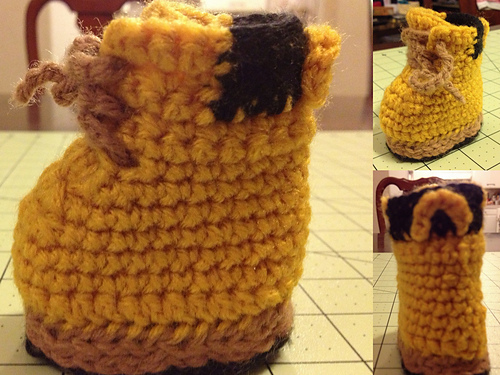 Ravelry: Baby Construction Work Boot pattern by Sick 'Lil Monkeys