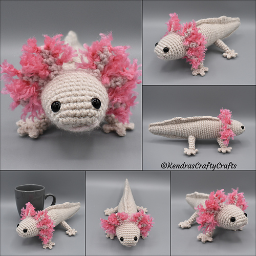 Ravelry: Axolotl Plush pattern by Beth Mulligan of Skyfire Creations