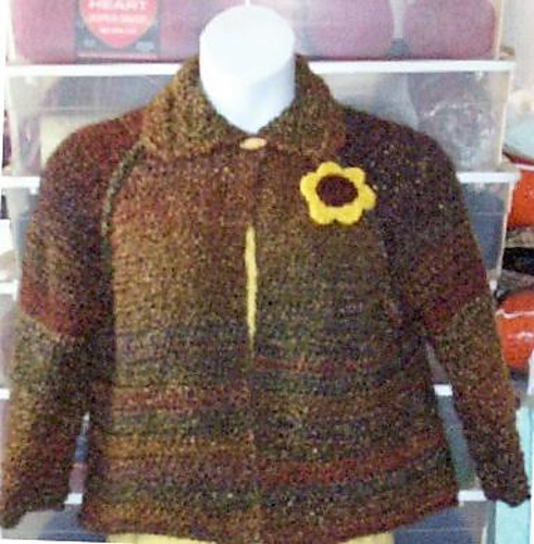 Ravelry: Matinee Swing Jacket #60468 pattern by Lion Brand Yarn