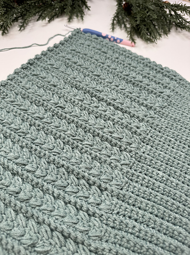 Ravelry: Snowy Wheat Stitch™ Puff Crochet Hat pattern by Briana K Designs