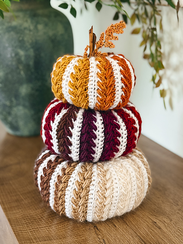 Ravelry: Wheat Stitch™ Pumpkin Spice Crochet Trio pattern by Briana K ...