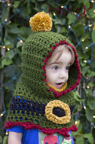 Ravelry: Elf Hooded Cowl pattern by Briana K Designs