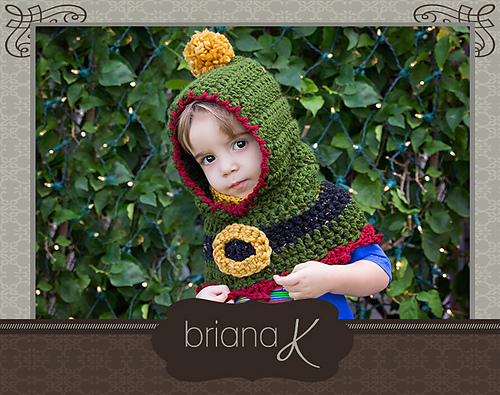 Ravelry: Elf Hooded Cowl pattern by Briana K Designs