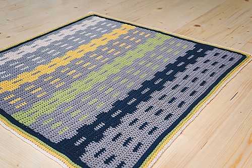 Ravelry: Garden Fence Crochet Blanket pattern by Briana K Designs