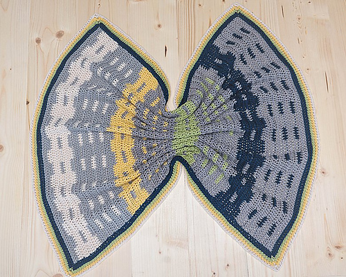 Ravelry: Garden Fence Crochet Blanket pattern by Briana K Designs