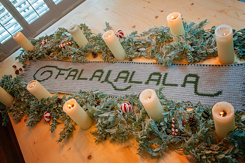 Ravelry: Falalalala Crochet Table Runner pattern by Briana K Designs
