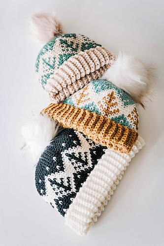 Ravelry: Fair Isle Colorwork Hat pattern by Briana K Designs