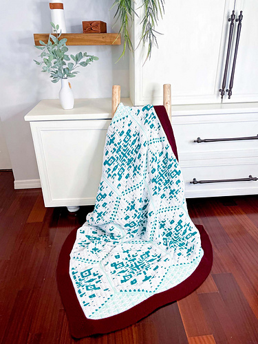 Ravelry: Snowflake Hexagon Mosaic Blanket pattern by Briana K Designs