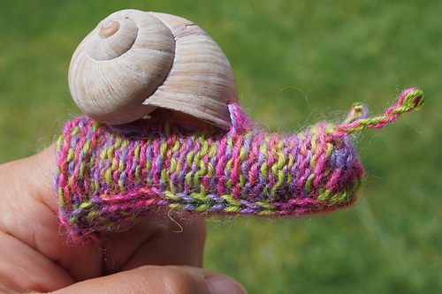 Ravelry: Snail Finger Puppet pattern by Kerstin Neumann