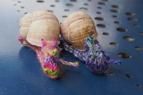 Ravelry: Snail Finger Puppet pattern by Kerstin Neumann