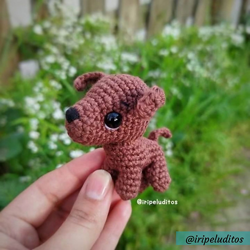 Ravelry: Amigo, mini perrito amigurumi pattern by Diana Huarancca