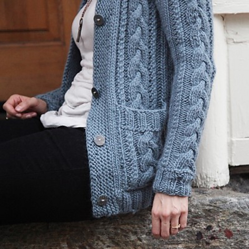 Ravelry: Braid Cardigan pattern by Kirsten Hipsky