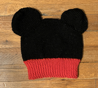 Ravelry: kibbin's Mickey Mouse Knit Hat