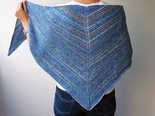 Ravelry: Shadow Knitting Sock Yarn Shawl pattern by Kimberly Gintar