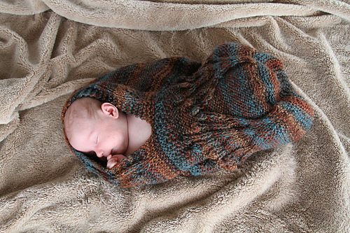 Ravelry: Becca Autumn Trees Papoose Sleepsack pattern by Kimberly Golynskiy
