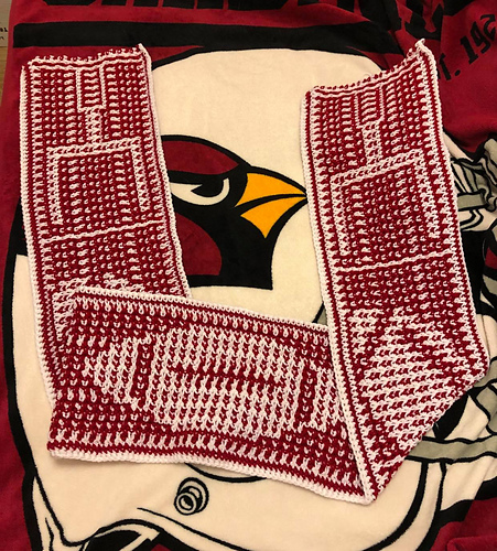 Ravelry: Football Scarf pattern by Ashlee Brotzell