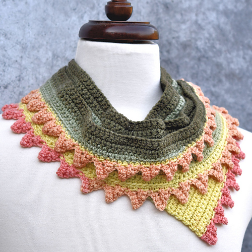 Ravelry: Dragon Tail Skinny Scarf pattern by Kim Guzman