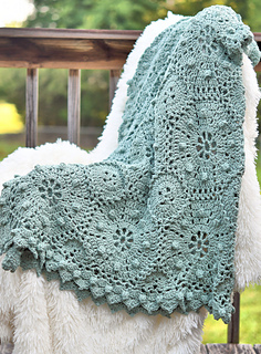 Ravelry: Octagon Lace Throw pattern by Kim Guzman