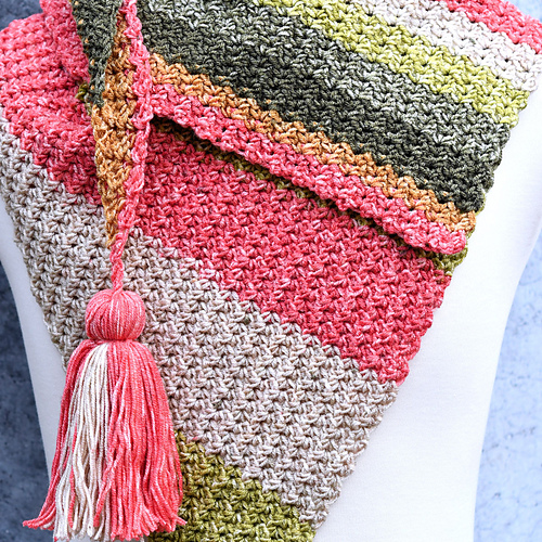 Ravelry: The Right Wrap Triangle Shawl pattern by Kim Guzman