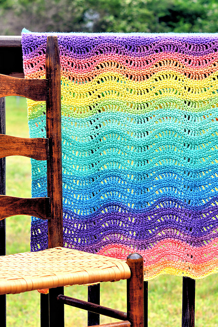 Ravelry: Mandala Waves Baby Blanket pattern by Kim Guzman