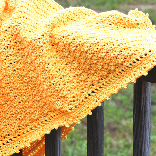 Ravelry: Soft Shells Heirloom Blanket pattern by Kim Guzman