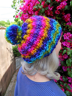 Ravelry: kimmyz's Chunky Triangle Rib Hat (Free Pattern)