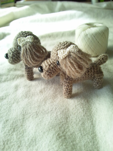 Ravelry: toy poodle pattern by Mitsuki Hoshi (ほし みつき)