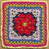 Ravelry: SkippyRabbit's Flower Tile Afghan Square