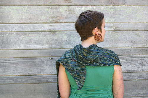 Ravelry: Swerve Shawl pattern by Kira Dulaney