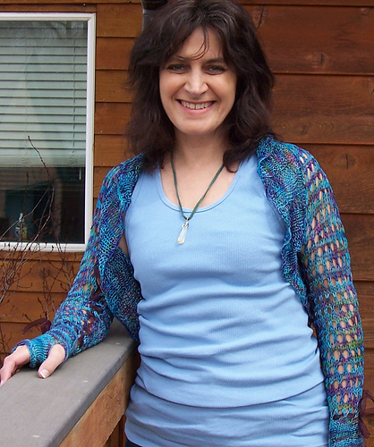 Ravelry: Della Lace Shrug pattern by Kelly Forster