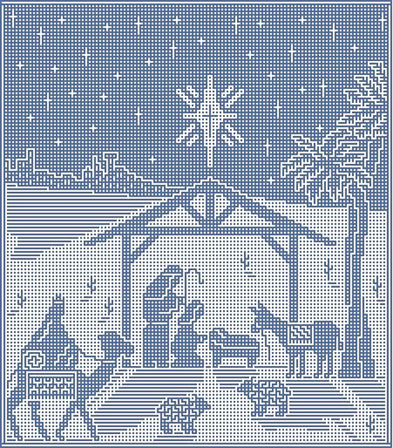 Ravelry: O Holy Night ~ A Christmas Nativity pattern by Lucille Schubert