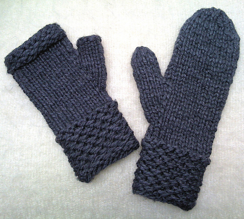 Ravelry: Nippy Hand Wear Duo pattern by Elizabeth Mautz-Redmann