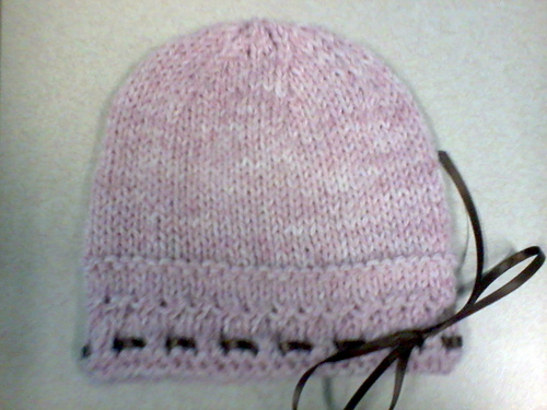 Ravelry: Newborn Ribbon Hat pattern by Ashley Britt