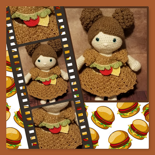 Ravelry: Pookie's Cheeseburger Dress pattern by Kelli's Kreations
