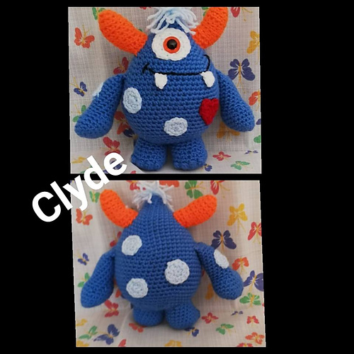Ravelry: Clyde the Monster pattern by Kelli's Kreations