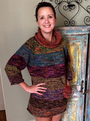 Ravelry: Tweedy Colorblock Tunic pattern by Kathy Merrick and Selma Kaplan