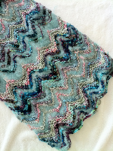 Ravelry: Chevron Wrap pattern by Colinette Yarns