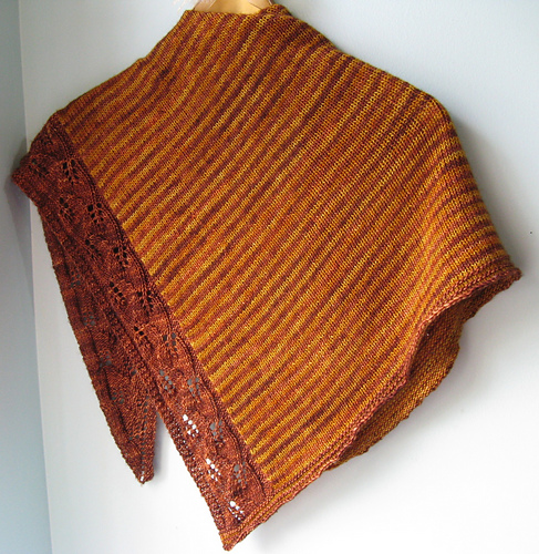 Ravelry: Leaf Press Shawl pattern by Judy Marples