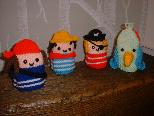 Ravelry: Pirate Finger Puppet Toys pattern by Angela Turner