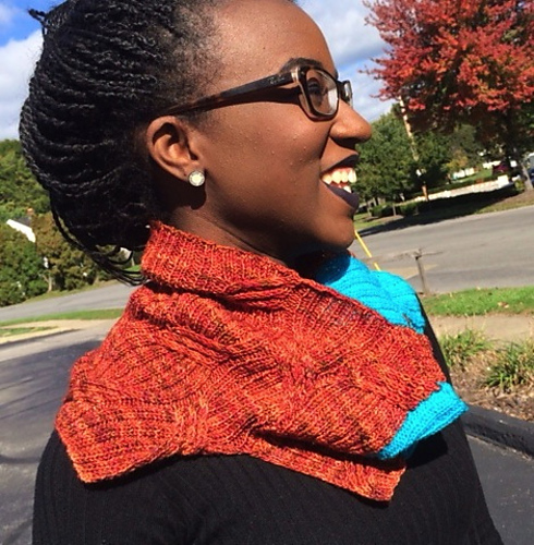 Ravelry: The Lotus Cowl pattern by Andi Smith
