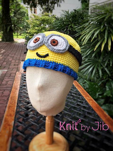Ravelry: Minion Dave Hat pattern by Jib Thitiporn