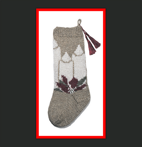 Ravelry: The Candles Christmas Stocking pattern by Robin Denney