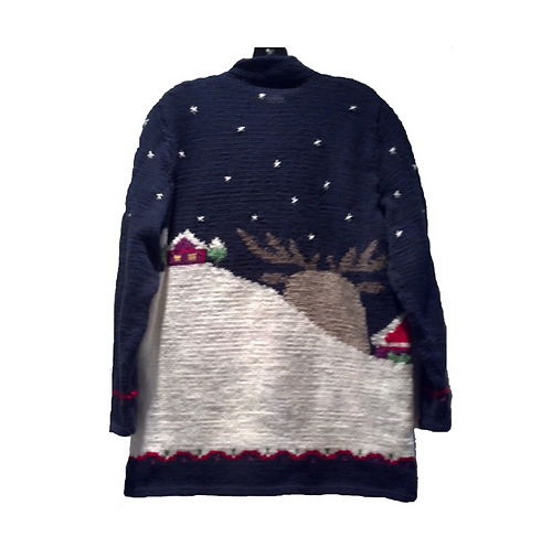 Ravelry: Rudi's First Run Christmas Sweater pattern by Robin Denney