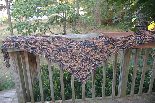 Ravelry: Pacific Waves Shawl pattern by Danielle Miner